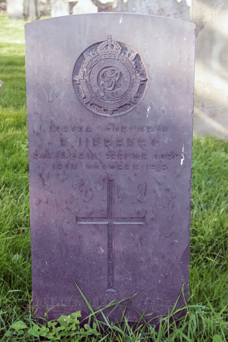 Corporal Edwin Herbert | Death and Service