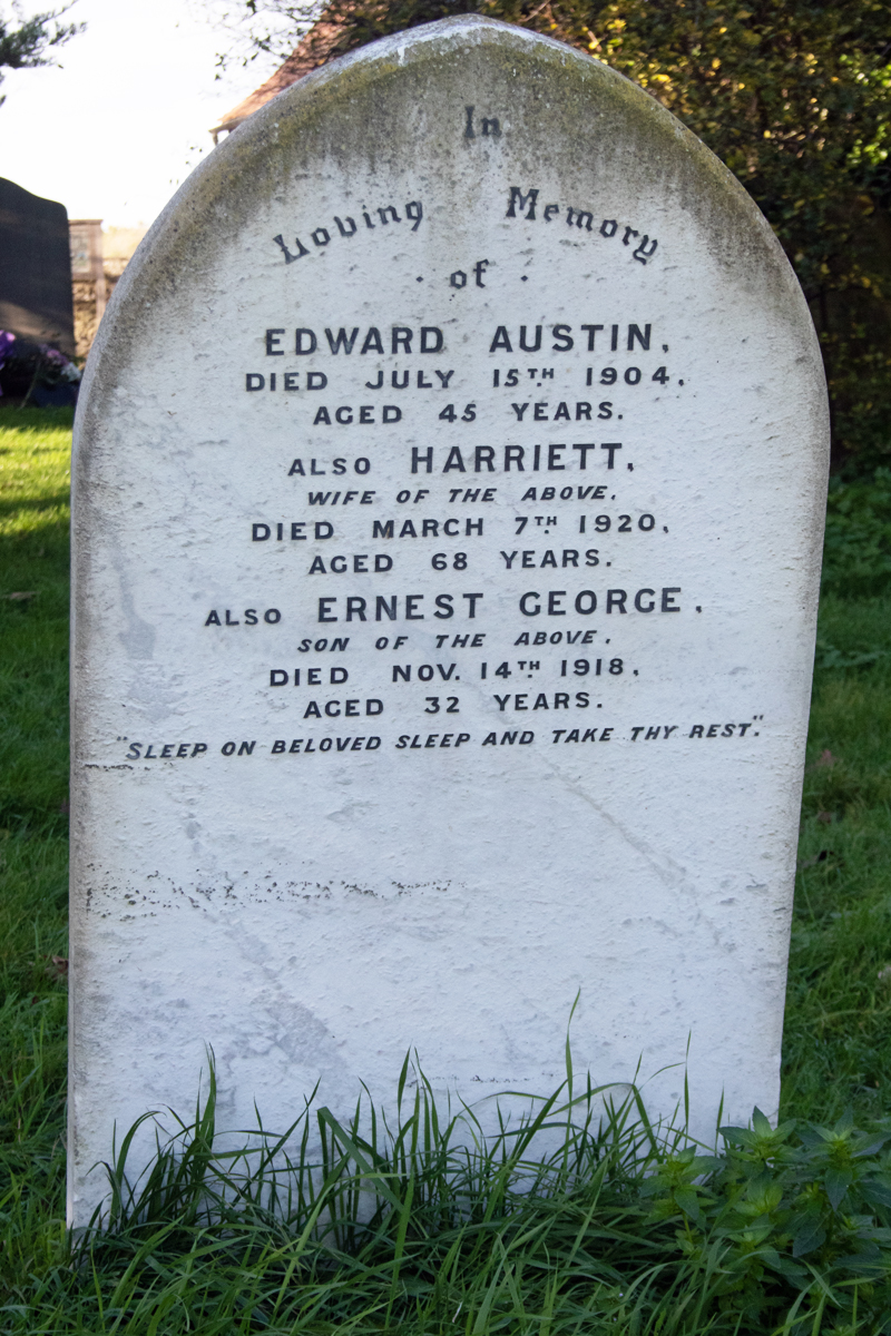 Private Ernest Austin | Death and Service