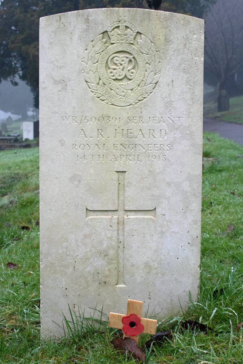 CWG: Serjeant Arthur Heard | Death and Service