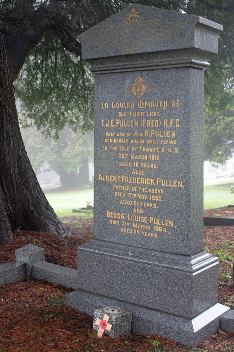 Second Lieutenant Frederick Pullen | Death and Service