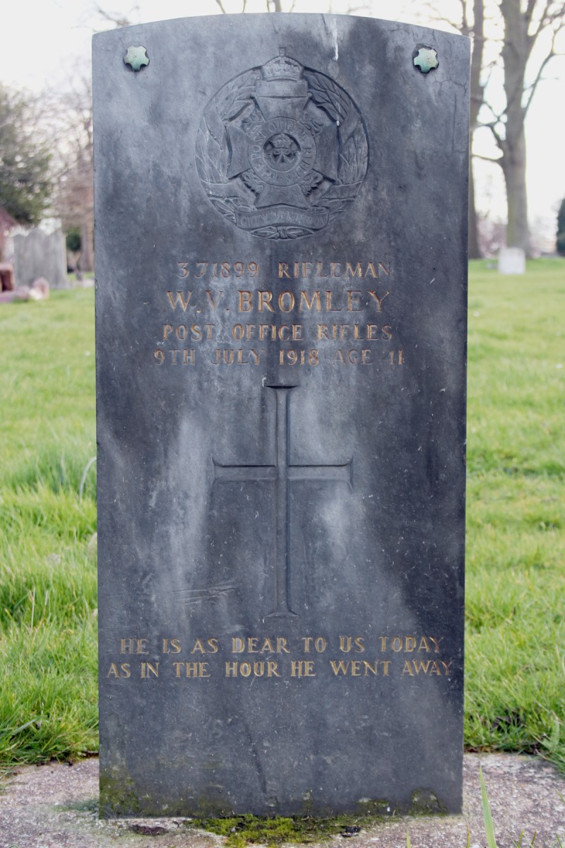 CWG: Rifleman Walter Bromley | Death and Service