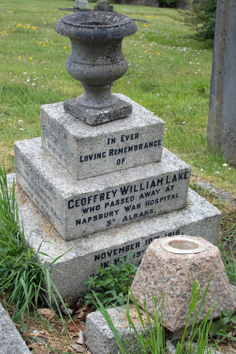 CWG: Private Geoffrey Lake | Death and Service