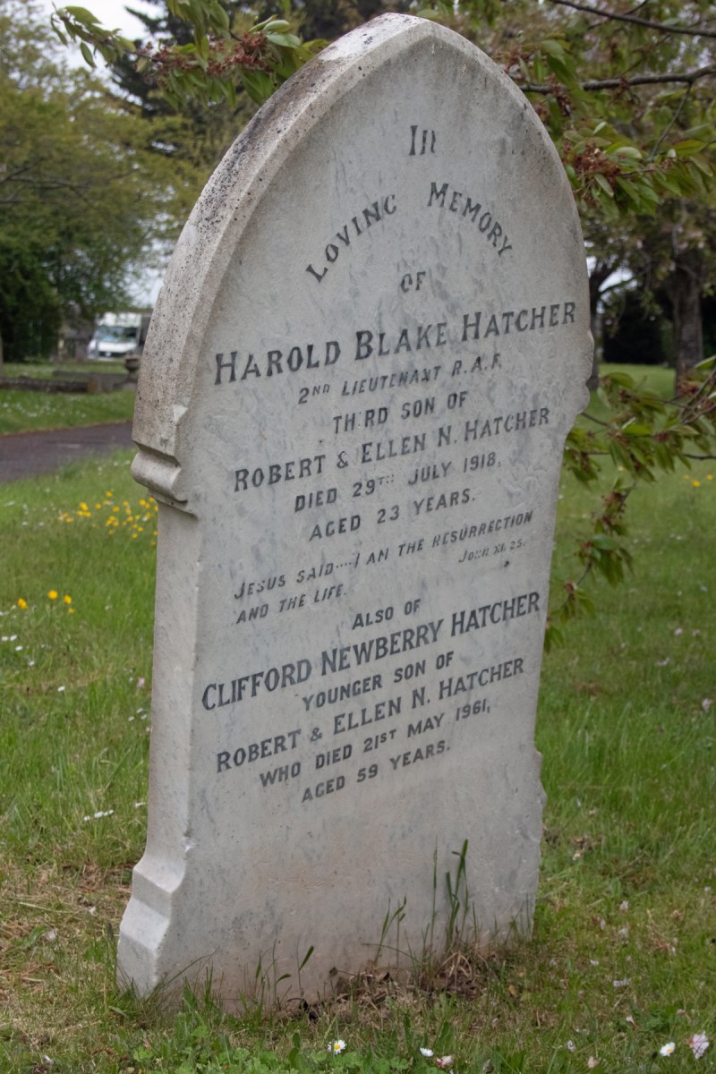 CWG: Second Lieutenant Harold Hatcher | Death and Service