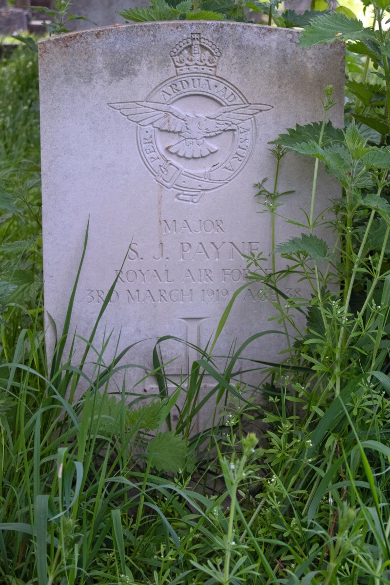 CWG: Major Stanley Payne | Death and Service