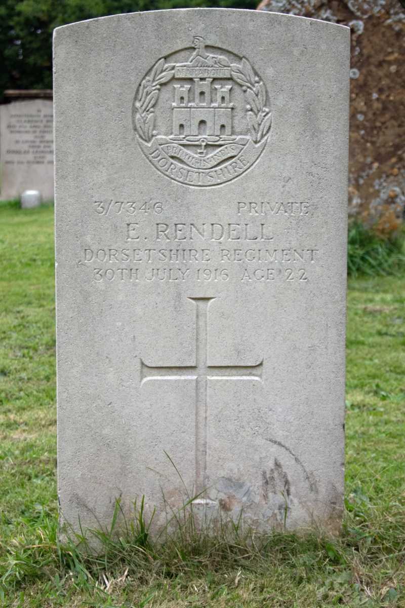 CWG: Private Edward Rendell | Death and Service