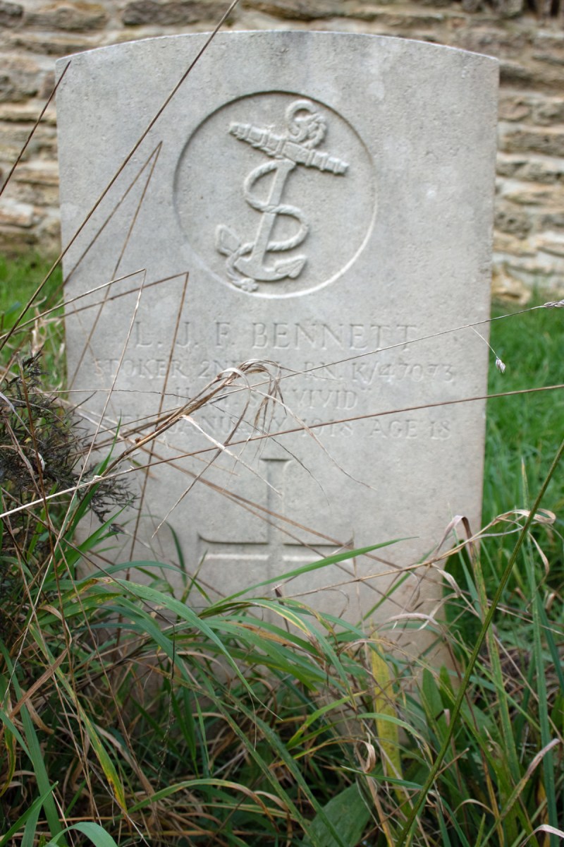 CWG: Stoker 2nd Class Lionel Bennett | Death and Service