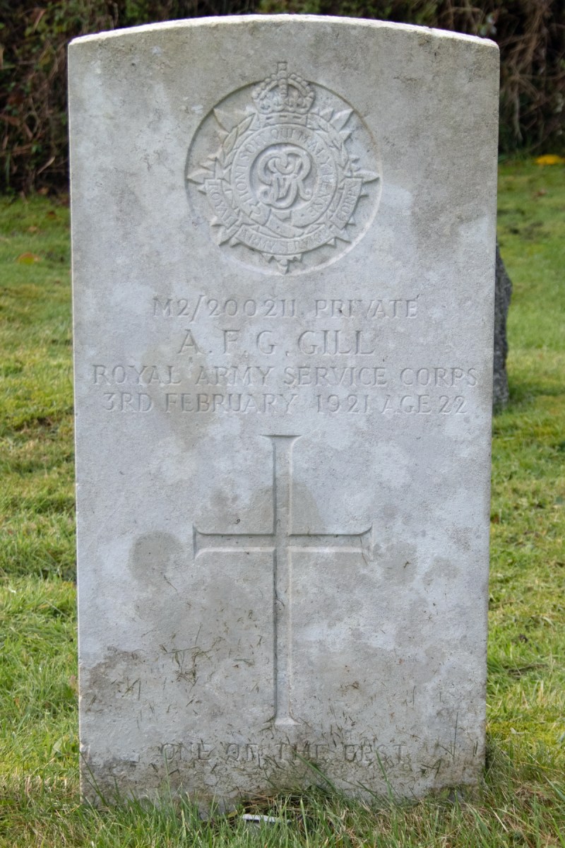 CWG: Private Frederick Gill | Death and Service