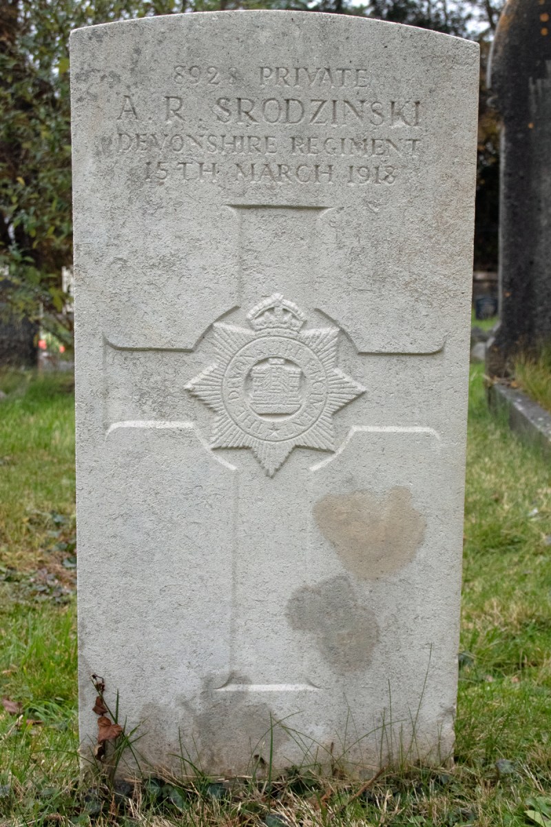 CWG: Private Arthur Srodzinski | Death and Service