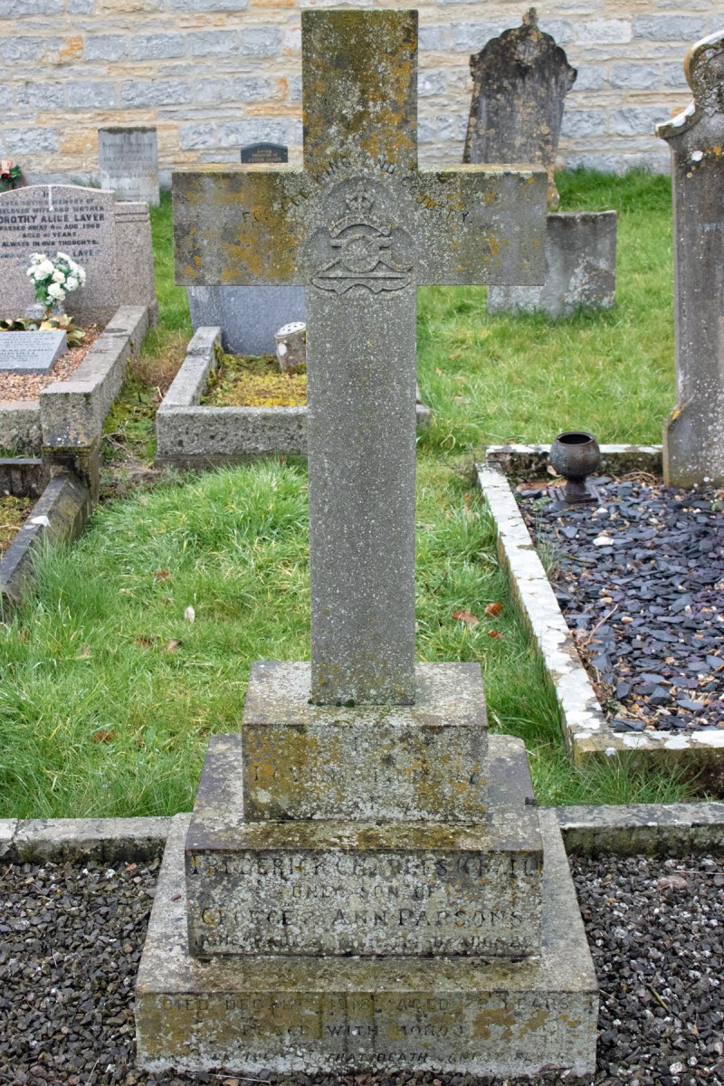 CWG: Driver Frederick Parsons | Death and Service