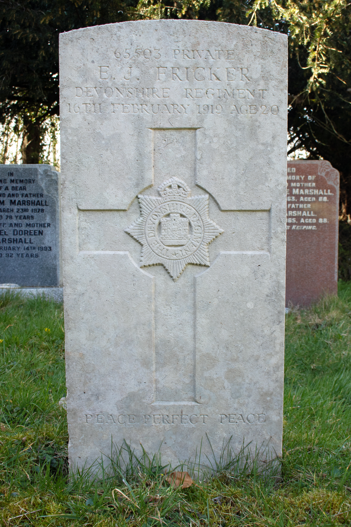 Private Edwin Fricker | Death and Service