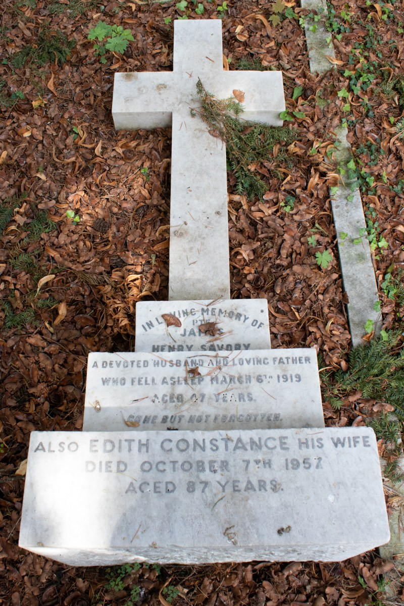 CWG: Private James Savory | Death and Service