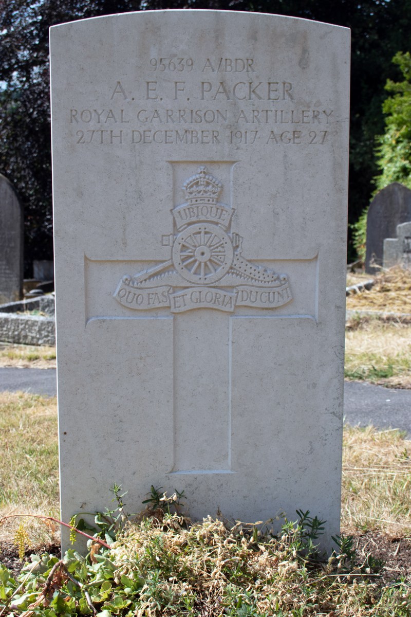 CWG: Bombardier Albert Packer | Death and Service