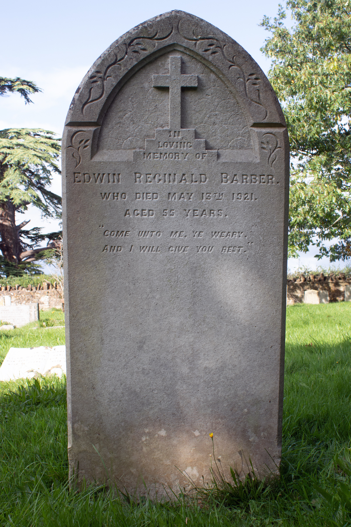 CWG: Private Edwin Barber | Death and Service