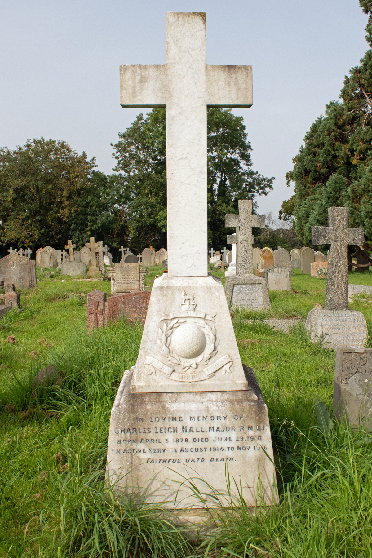 Major Charles Hall | Death and Service