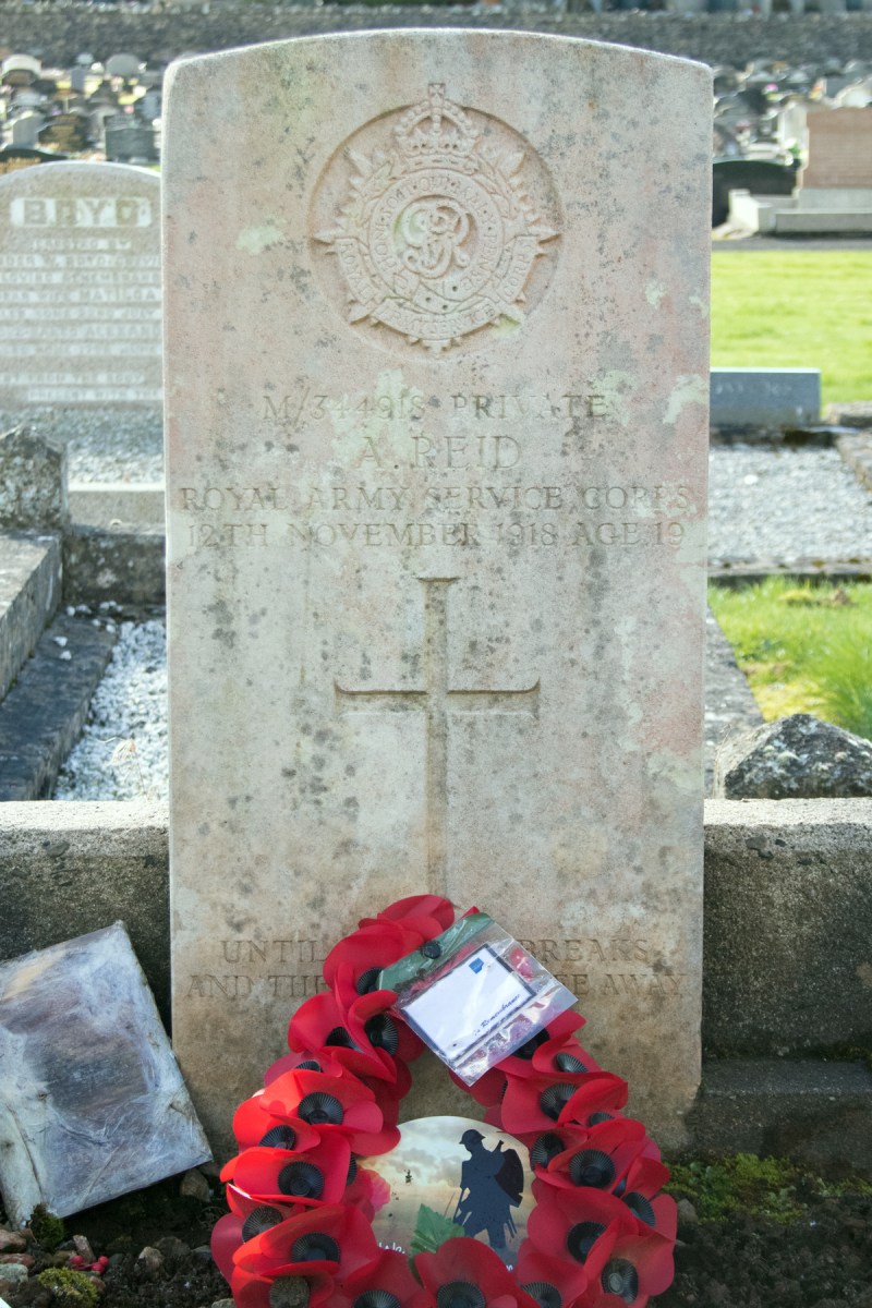 CWG: Private Alexander Reid | Death and Service