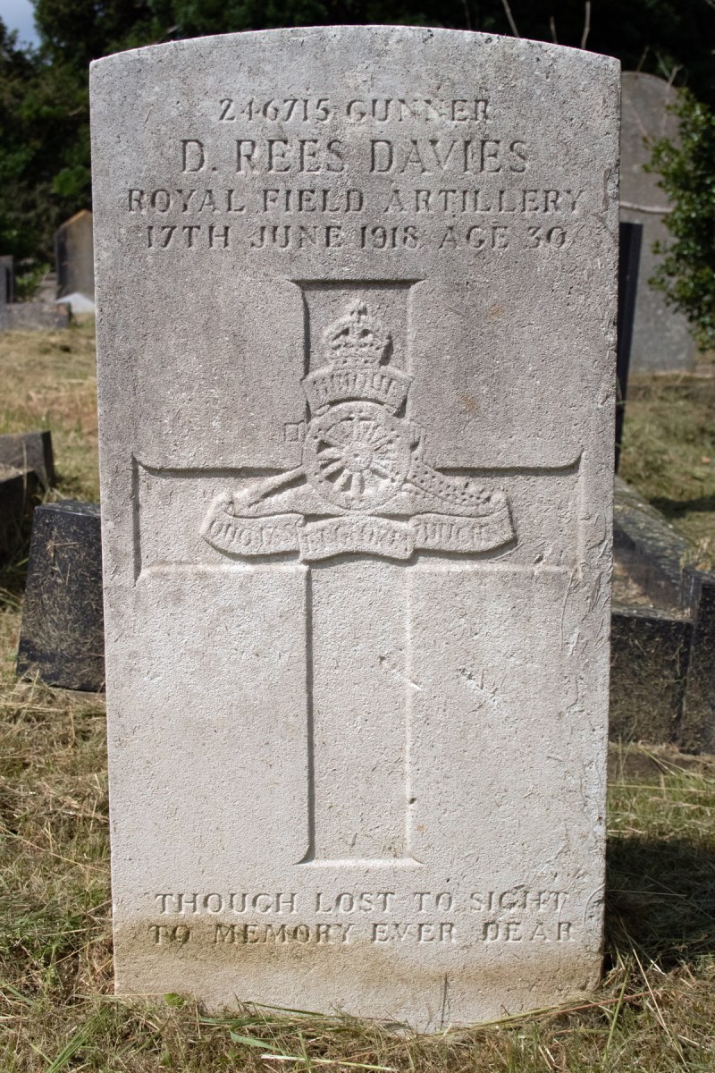 CWG: Gunner Daniel Davies | Death and Service