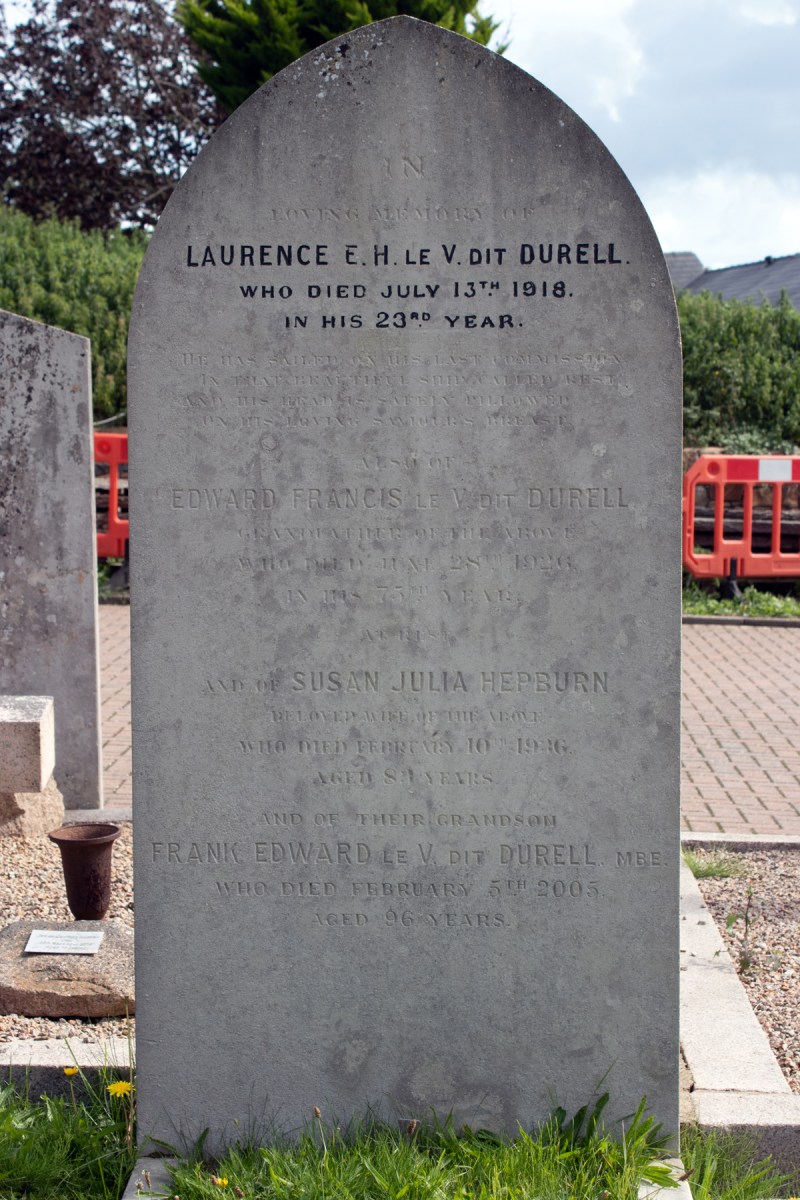 CWG: Shipwright 2nd Class Laurence Durell | Death and Service