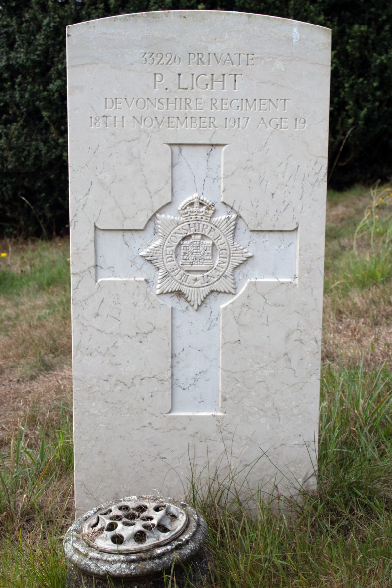 CWG: Private Percy Light | Death and Service