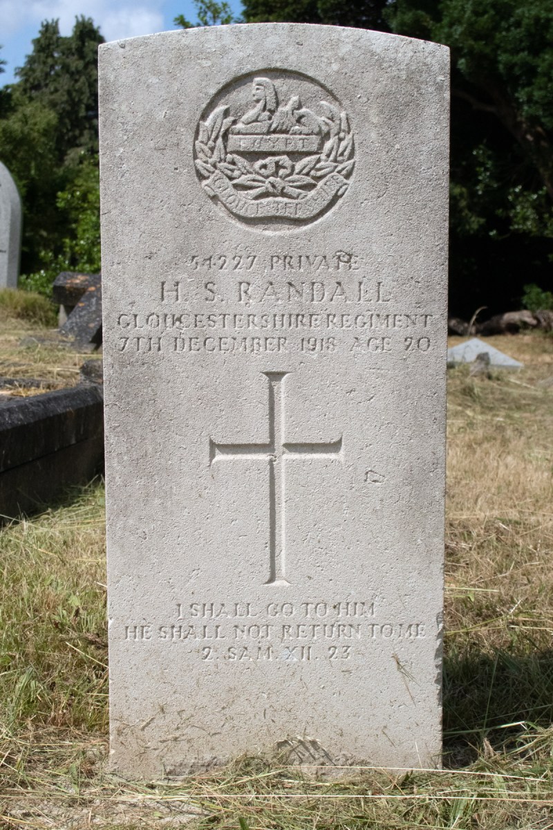 CWG: Private Harold Randall | Death and Service