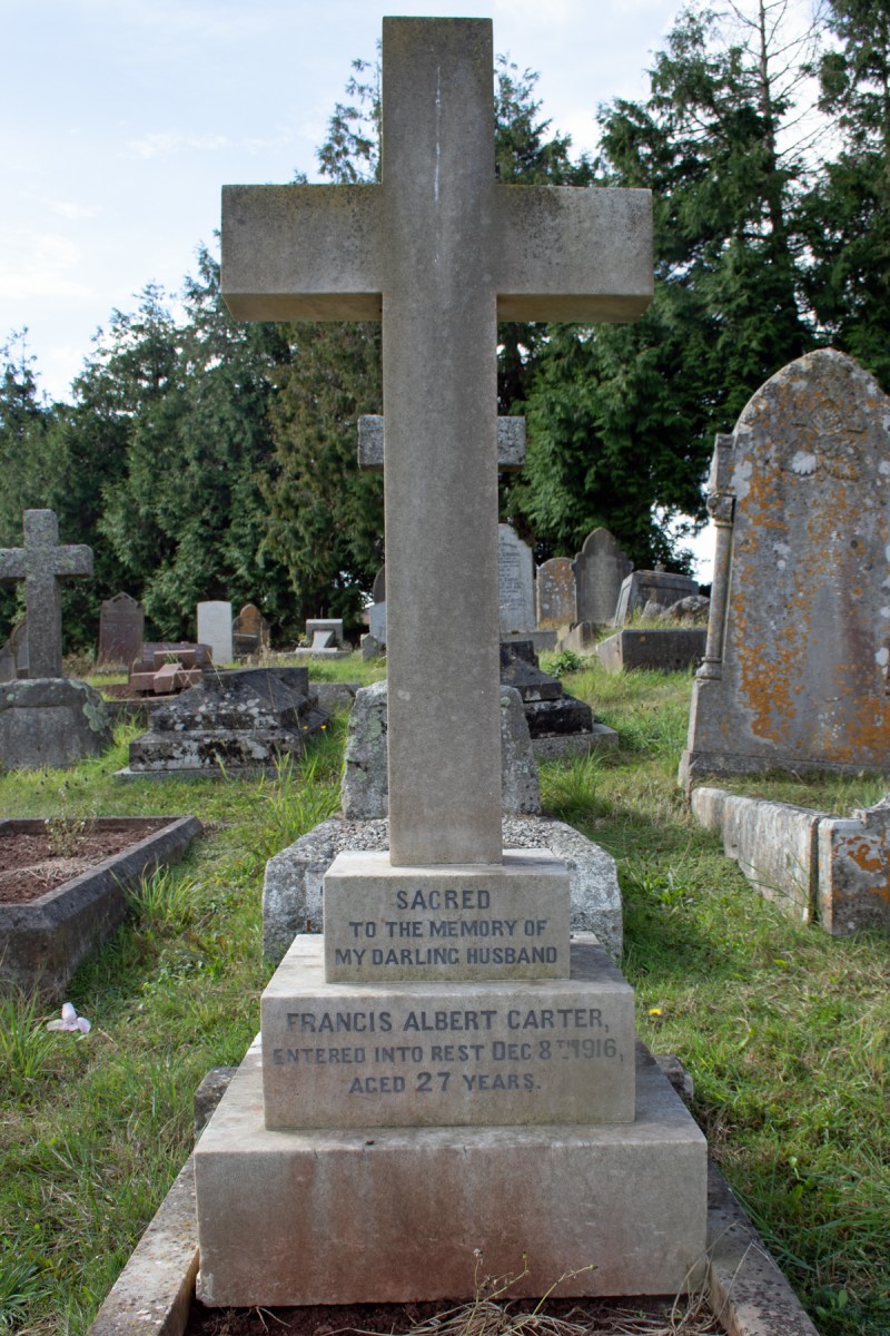 CWG: Gunner Francis Carter | Death and Service