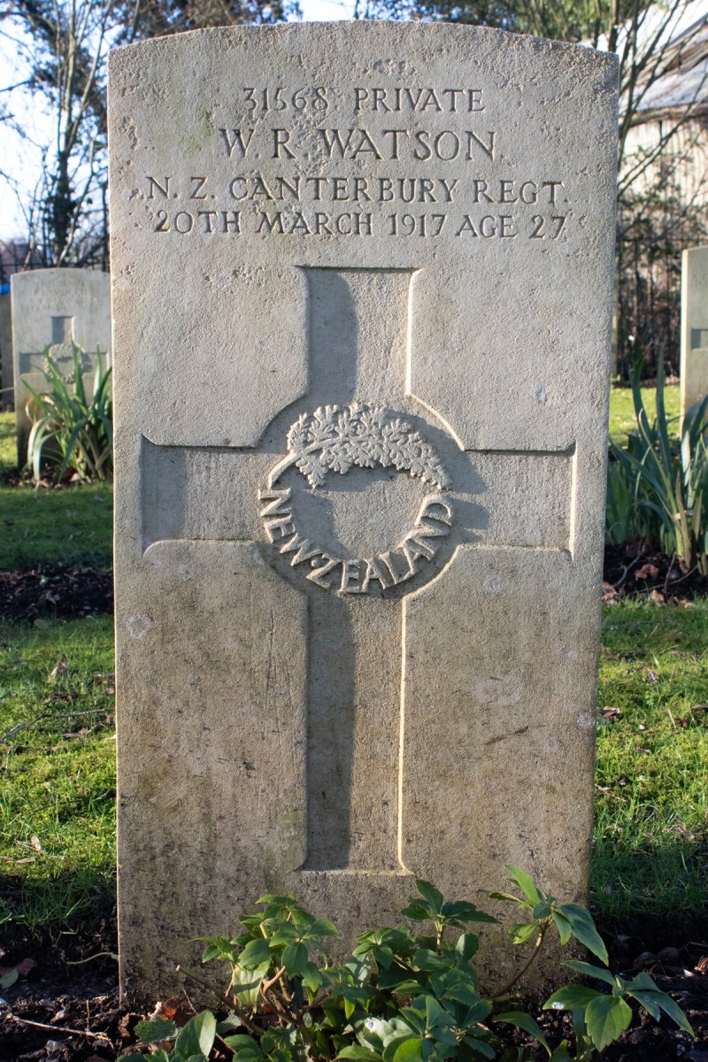 CWG: Private Walter Watson | Death and Service